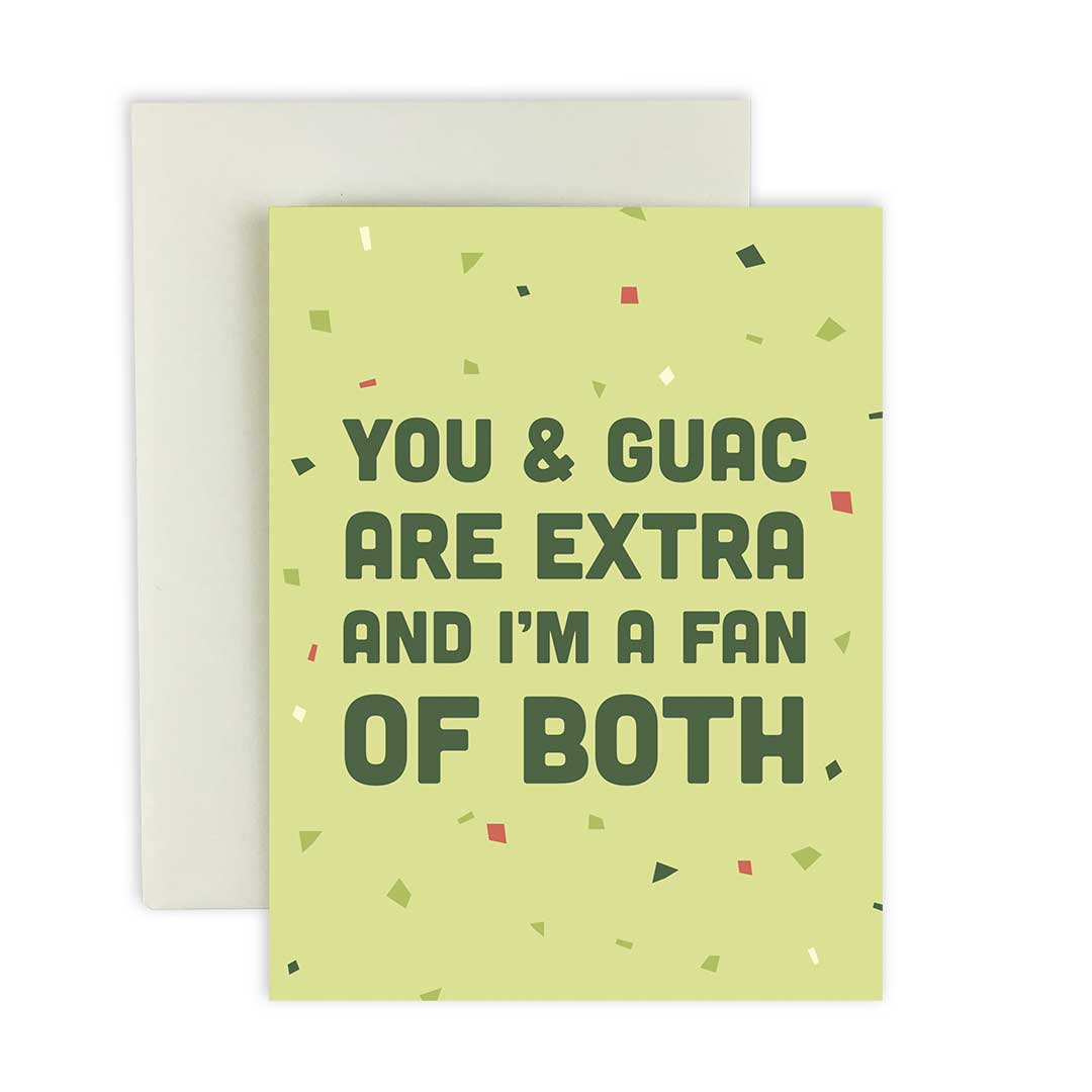 You & Guac - Greeting Card – Cleerely Stated