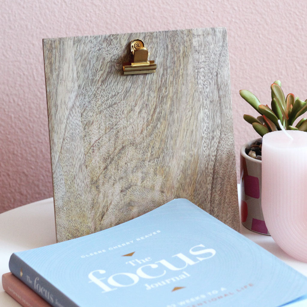 Wooden Clipboard Display & Holder – Cleerely Stated