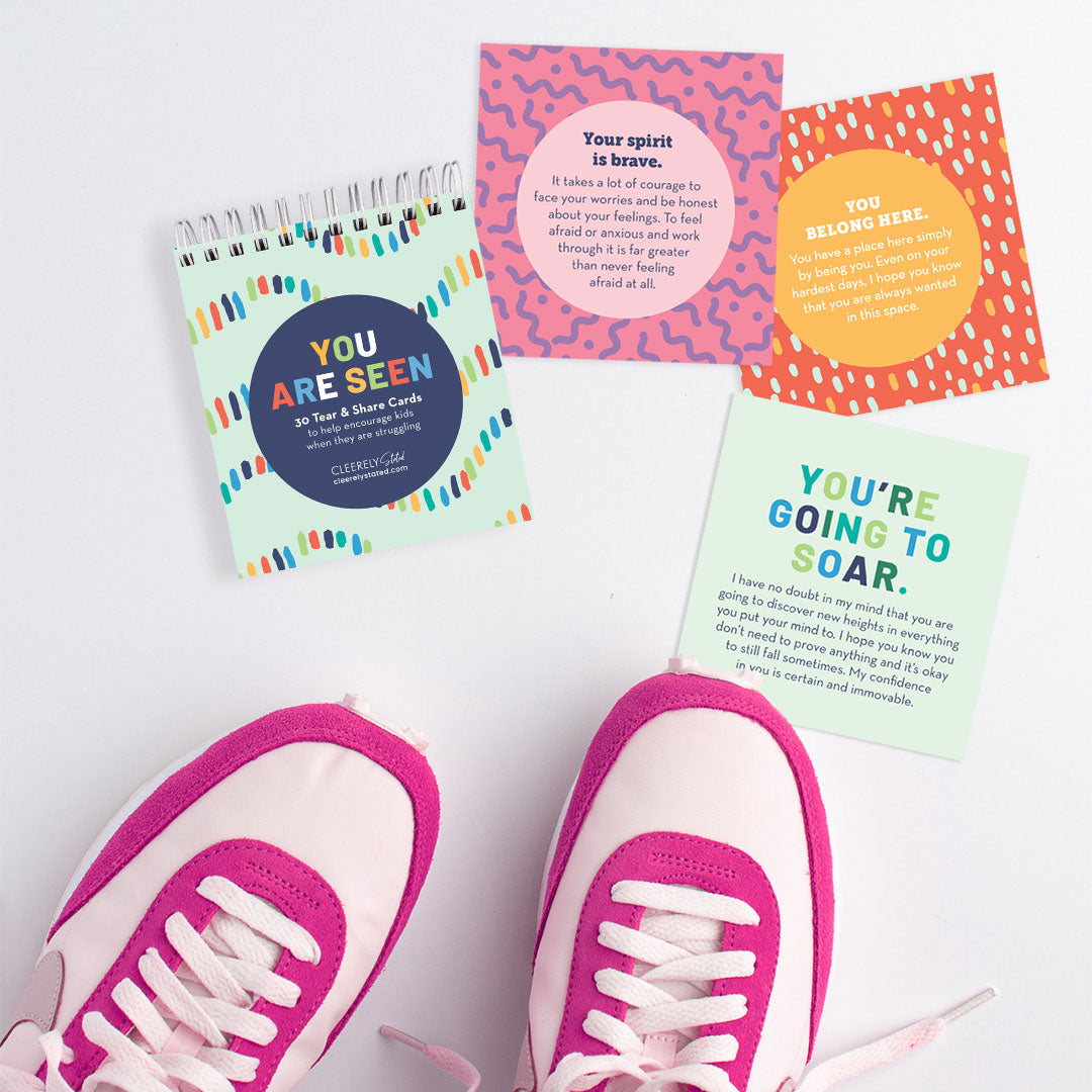 You are Seen: 30 Tear + Share Cards for Kids – Cleerely Stated