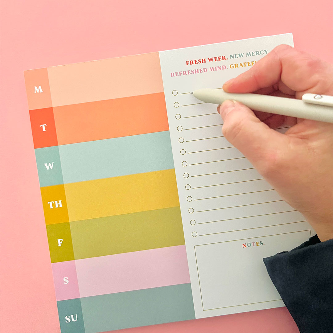 Fresh Week Planner Notepad – Cleerely Stated