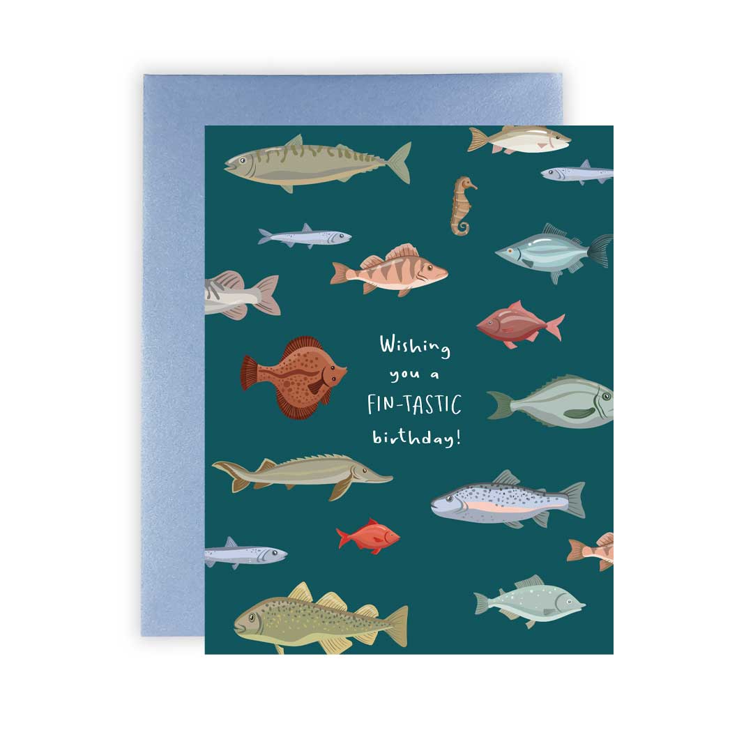 Fin-Tastic Birthday - Greeting Card – Cleerely Stated
