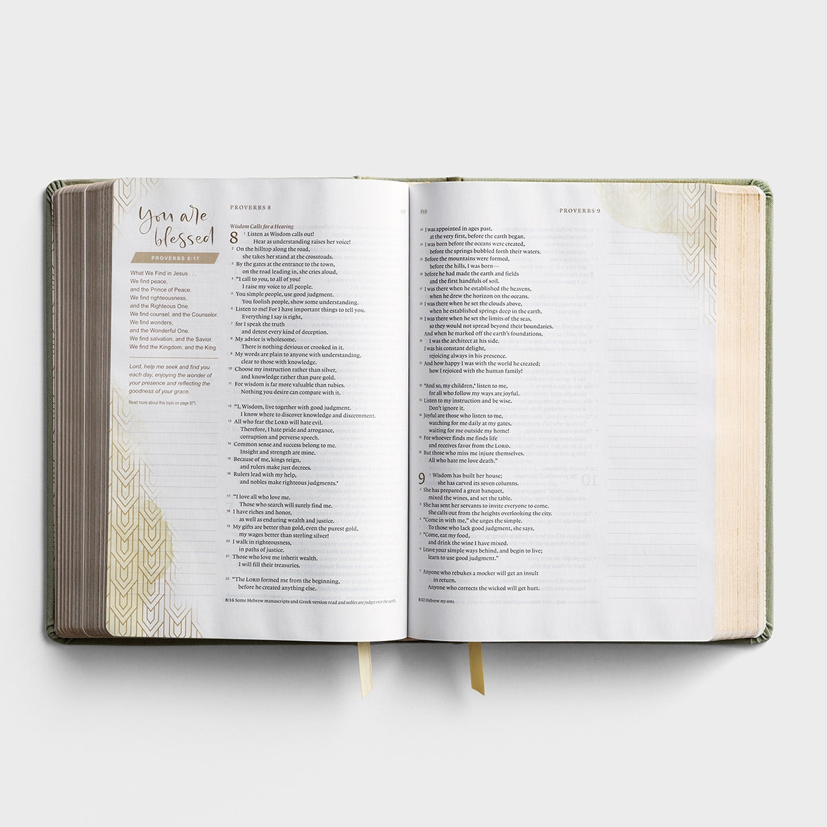 NLT DaySpring Hope & Encouragement Bible - Seafoam Cloth Over Board ...