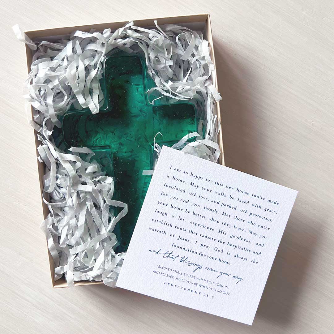 Seaglass Green Cross Occasion Gift Box – Cleerely Stated