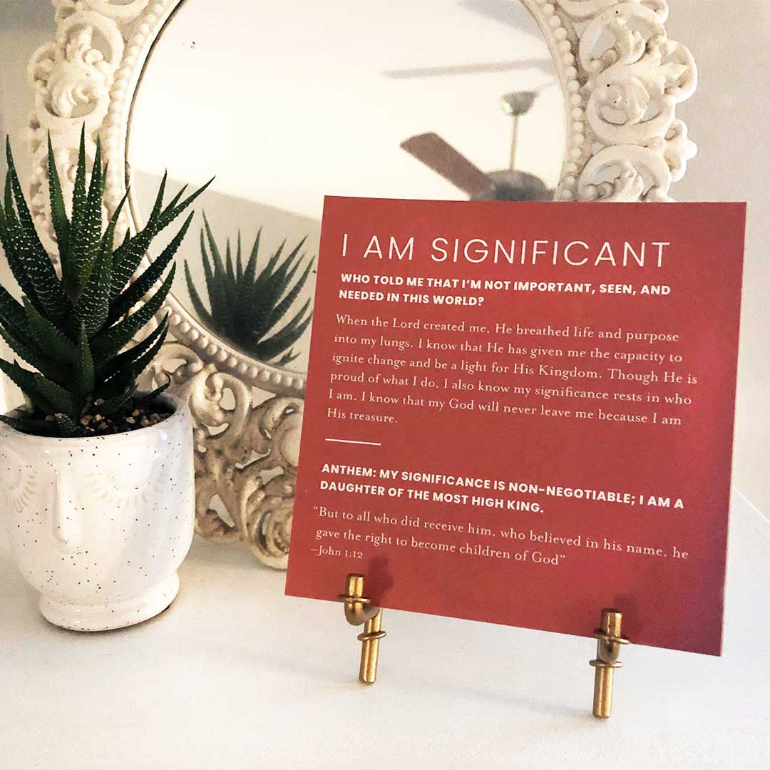 I Am Worthy Collection w/Stand – Cleerely Stated